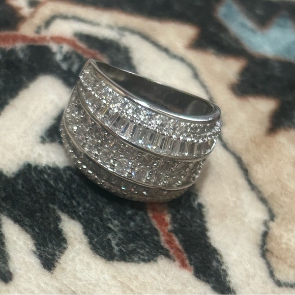 Jewelry | Sterling Silver Cubic Zirconia Gorgeous Ring | Poshmark